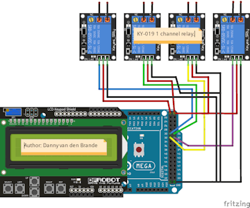 Arduino - LCD 1602A Keypad LCD Shield Relay Control - Hackster.io